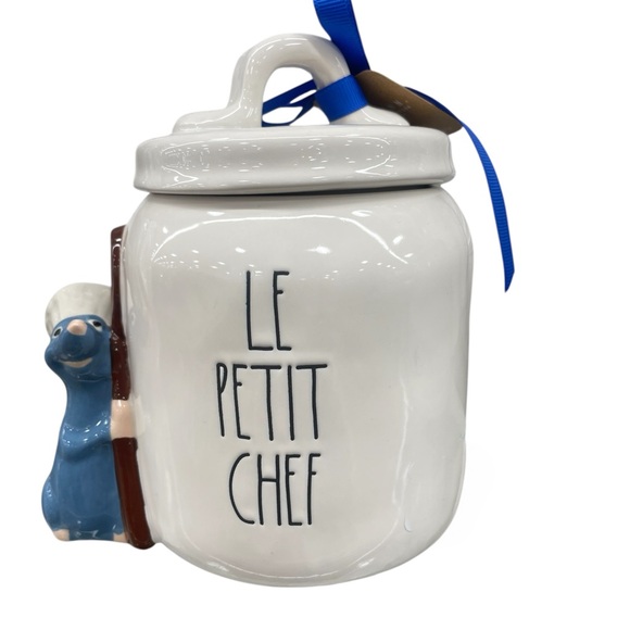 Pixar | Kitchen | Le Petit Chef Ceramic Jar With Blue Ribbon Rae Dunn ...